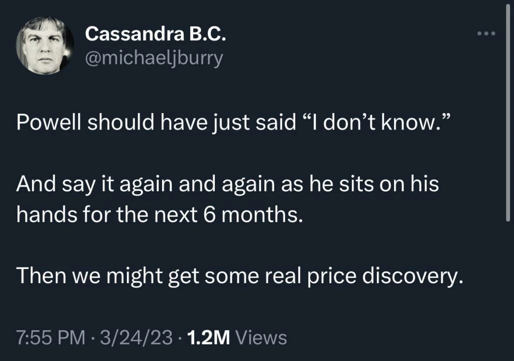 Michael Burry Twitter